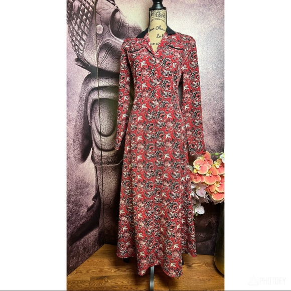 Vintage | Dresses | Vintage Angel Ranch Western Dress M | Poshmark
